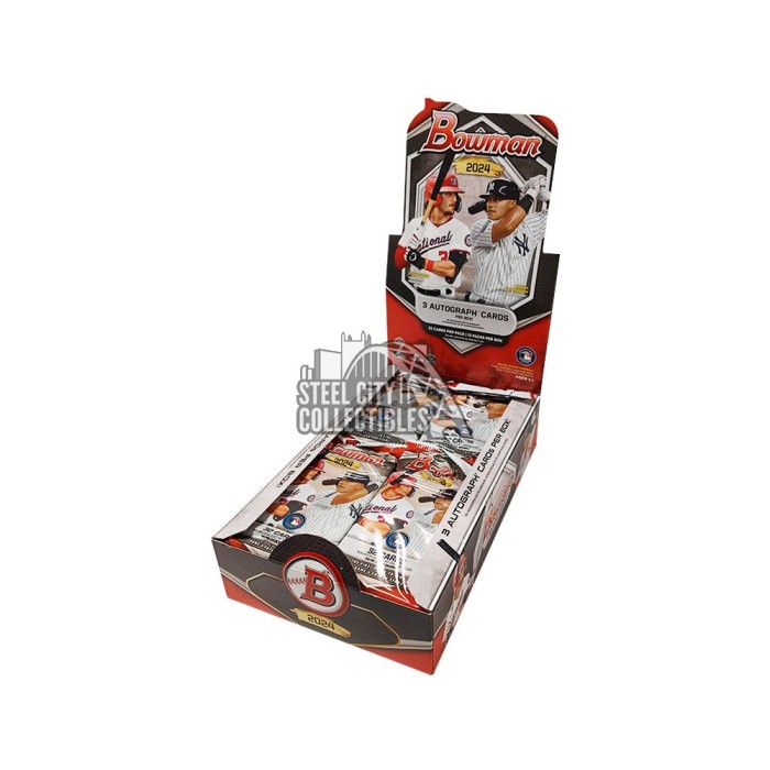 2024 Bowman Baseball Hobby Jumbo 12 Pack Lot w/ Box | Steel City ...