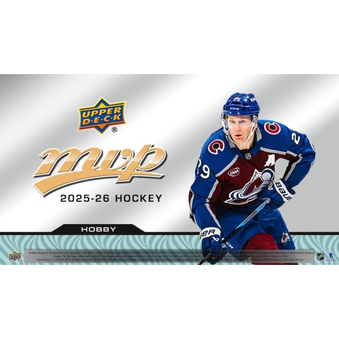 2025-26 Upper Deck MVP Hockey Hobby 20-Box Case | Steel City Collectibles