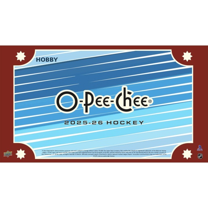 2025-26 Upper Deck O-Pee-Chee Hockey Hobby Box | Steel City Collectibles