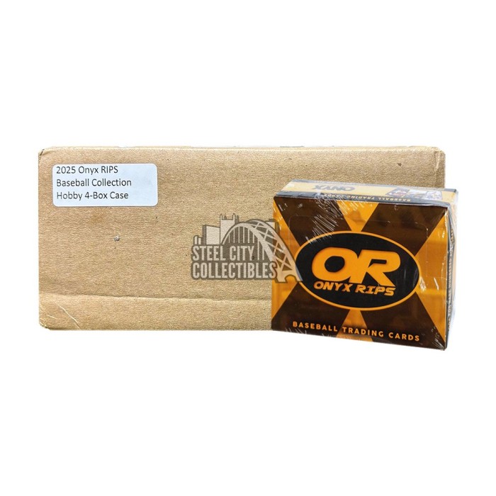 2025 Onyx Rips Baseball Collection Hobby 4-Box Case | Steel City ...