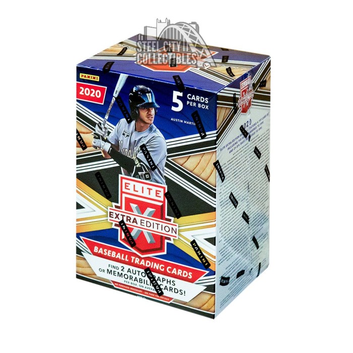 2020 Panini Elite Extra Edition Baseball Blaster Box | Steel City ...