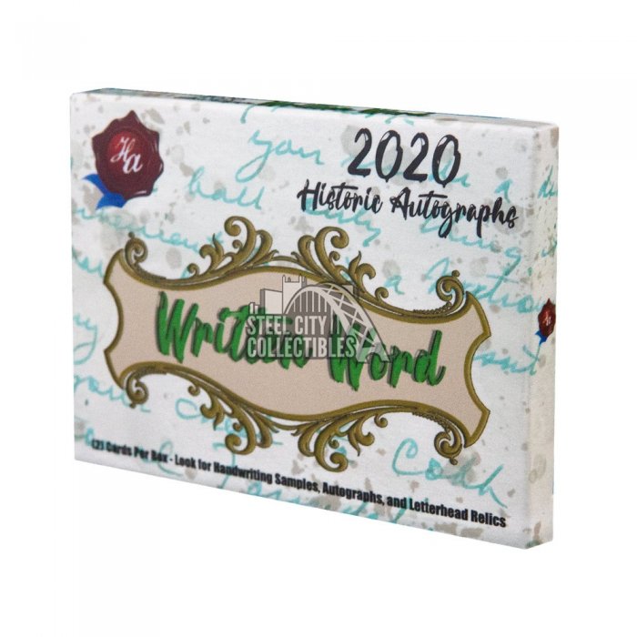 2020 Historic Autographs Written Word Baseball Box | Steel City ...