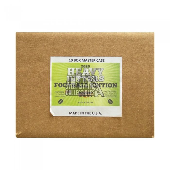 2020 Super Break Heavy Hitters Football Edition 10-Box Case Random Hit ...