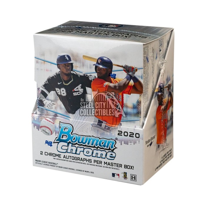 2020 Bowman Chrome Baseball Hobby Box | Steel City Collectibles