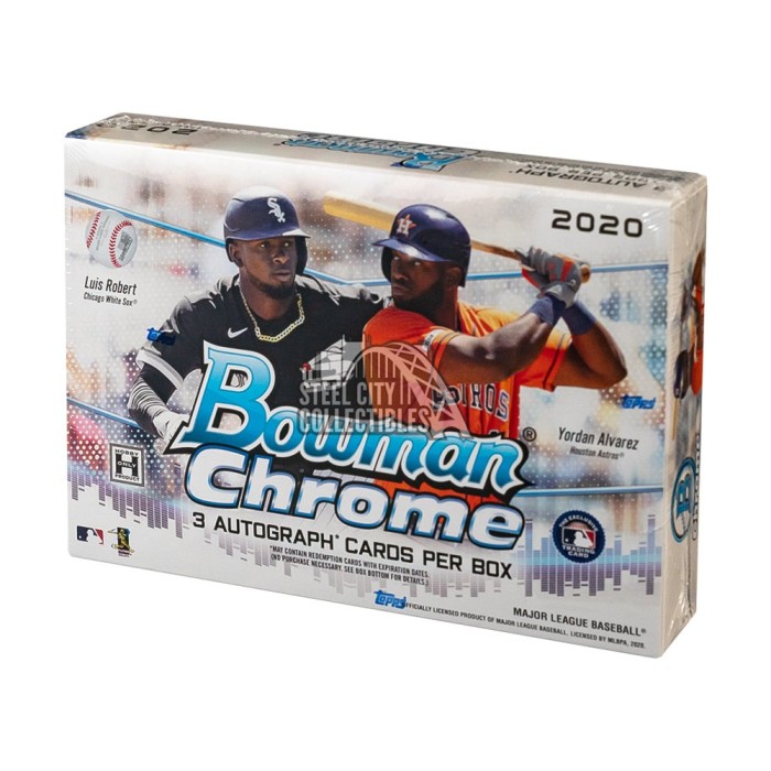 2020 Bowman Chrome Baseball HTA Choice Hobby Box | Steel City Collectibles 2020 Bowman Chrome Baseball HTA Choice Hobby Box | Steel City Collectibles