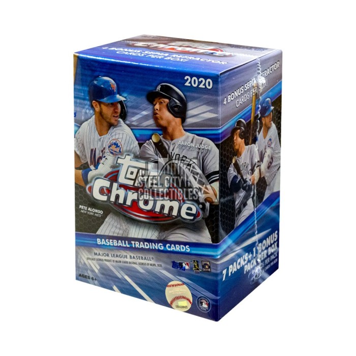 2020 Topps Chrome Baseball 8-Pack Blaster Box | Steel City Collectibles