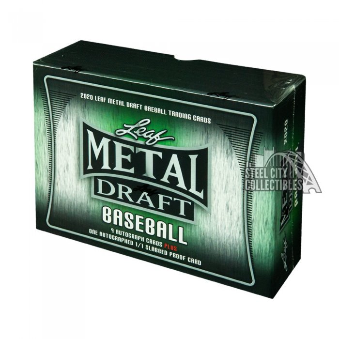 2020 Leaf Metal Draft Baseball Jumbo Box | Steel City Collectibles