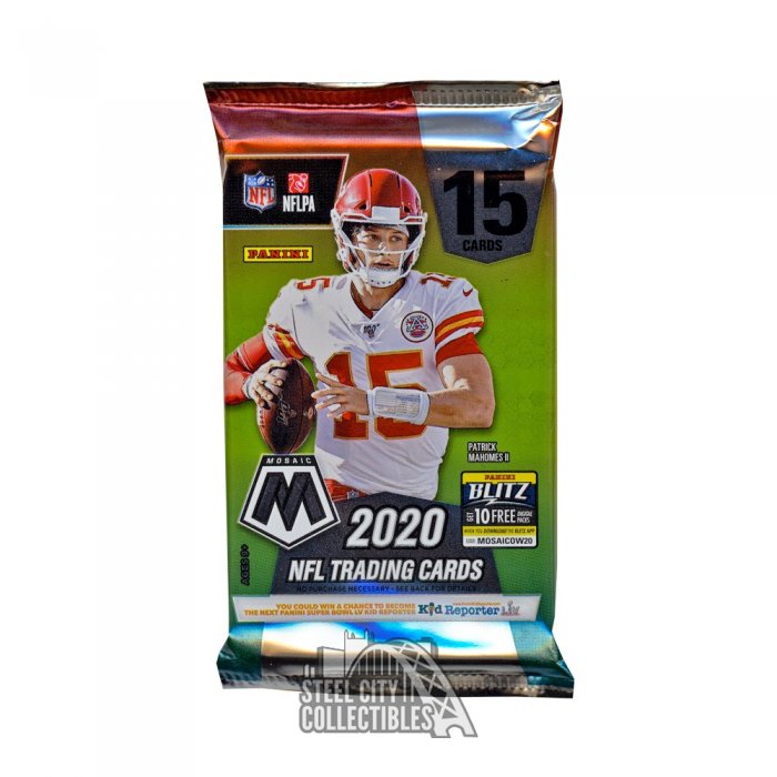 2020 Panini Mosaic Football Hobby Pack | Steel City Collectibles