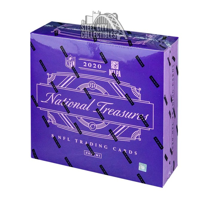 2020 Panini National Treasures Football Hobby Box | Steel City Collectibles
