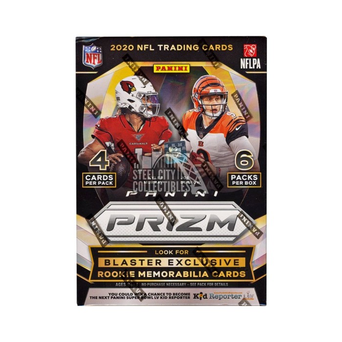 2020 Panini Prizm Football 6 Pack Blaster Box - Disco Prizms | Steel ...