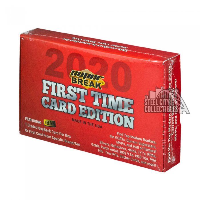 2020 Super Break First Time Card Edition Box | Steel City Collectibles