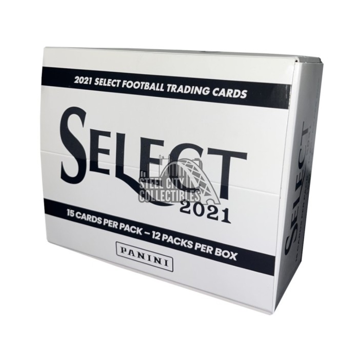 2021 Panini Select Football Jumbo 12-Value Pack Box (Silver Prizms ...