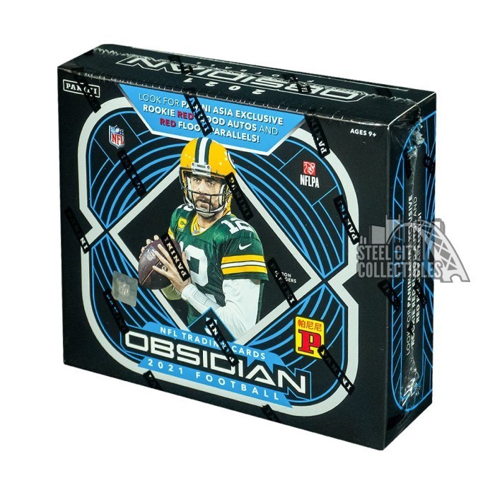 2021 Panini Obsidian Football Box Tmall Edition 5-Box Random Division ...