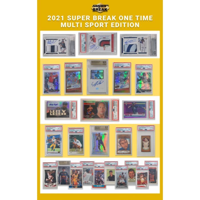 2021 Super Break One Time Multisport Buyback Edition 20-Box Lot DUAL ...