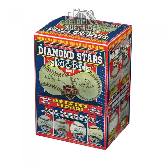 2021 Tristar Hidden Treasures Diamond Stars Autographed Baseball ...