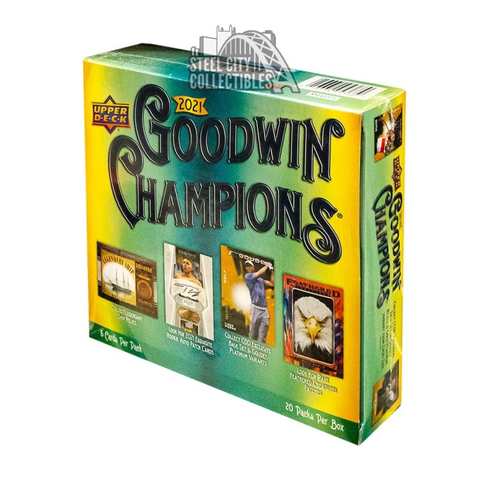 2021 Upper Deck Goodwin Champions Exclusive CDD Edition Hobby Box ...
