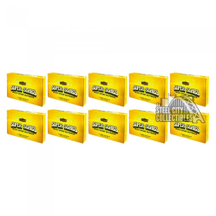 2021 Super Break Super Slabs Multisport Buyback 10-Box Lot | Steel City ...