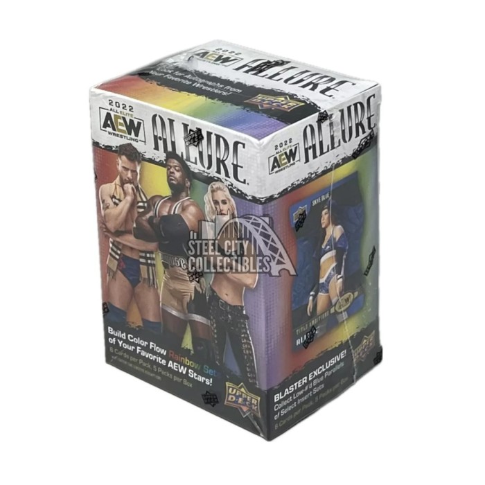 2022 Upper Deck AEW Allure Wrestling 5-Pack Blaster Box | Steel City ...