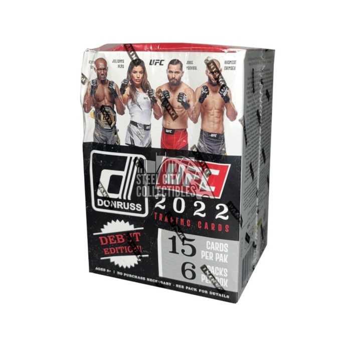 2022 Panini Donruss UFC 6-Pack Blaster Box (Rated Rookies Signatures ...