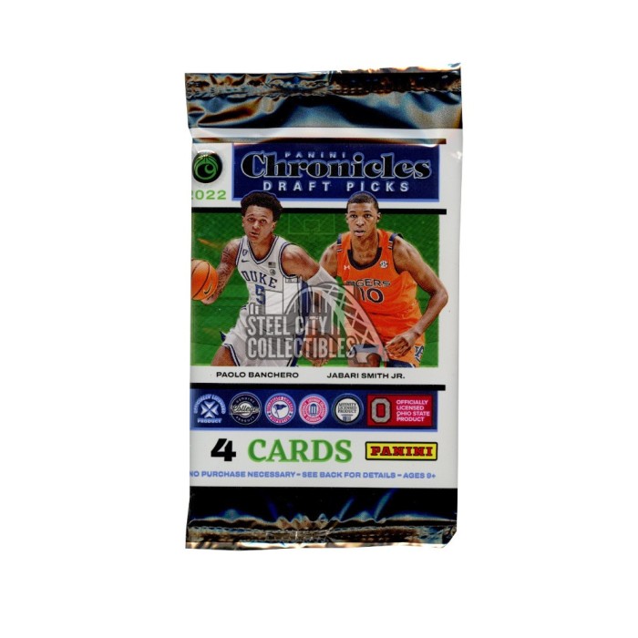 2022-23 Panini Chronicles Draft Picks Collegiate Basketball Blaster Pack | Steel City Collectibles