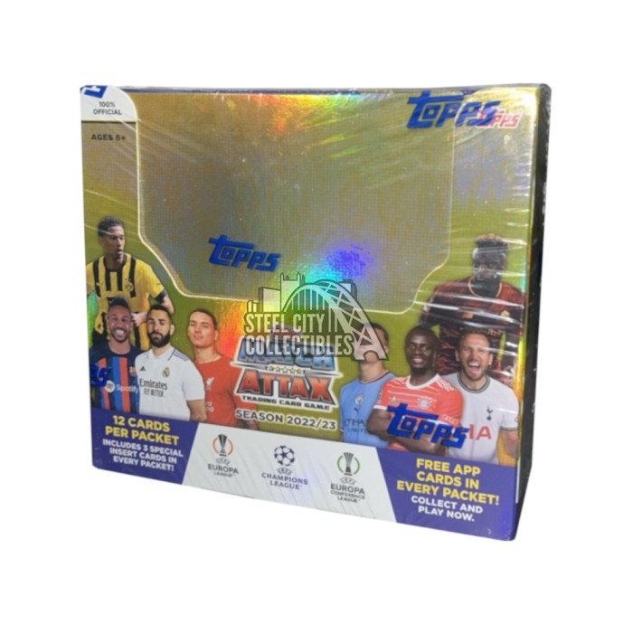 2022-23 Topps Match Attax UEFA League Soccer Box | Steel City Collectibles