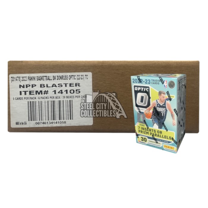 2022-23 Panini Donruss Optic Basketball Blaster 20-Box Case | Steel ...