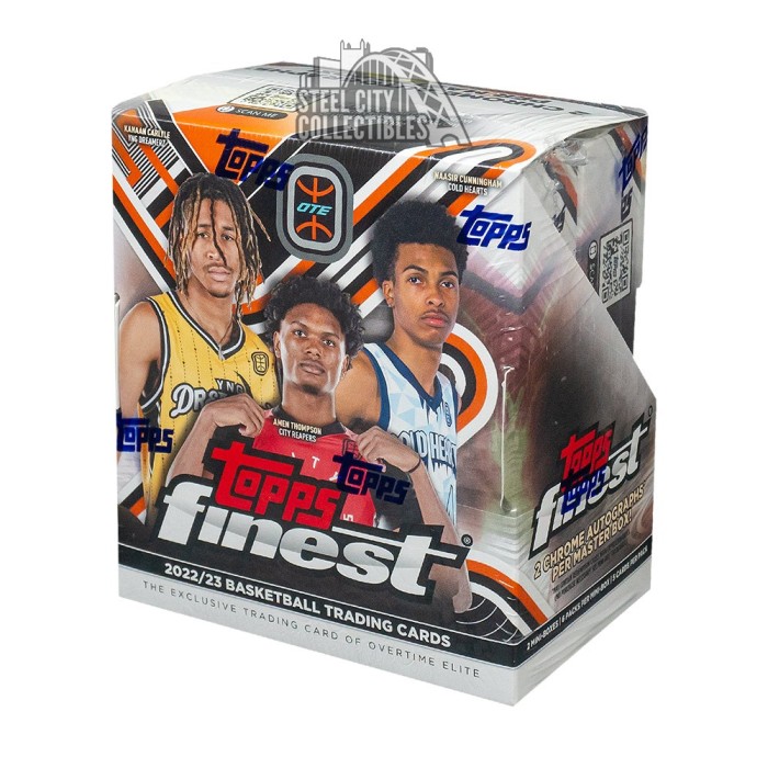 2022-23 Topps Finest Overtime Elite Basketball Hobby Box | Steel City ...