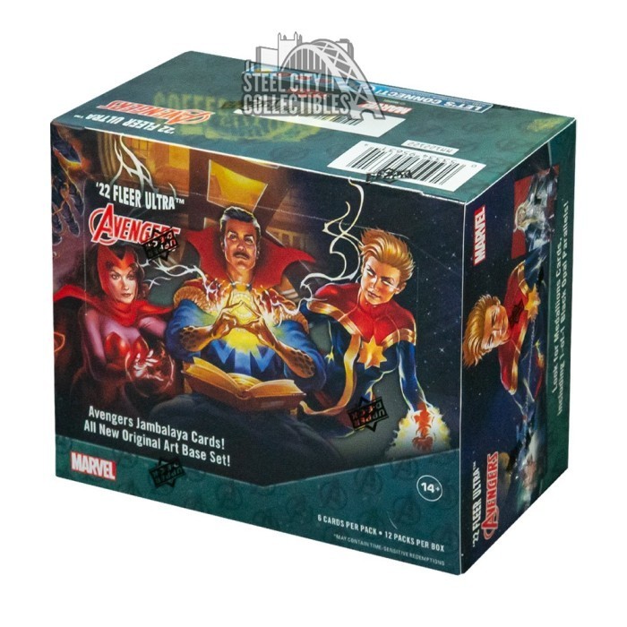 2022 Upper Deck Fleer Ultra Marvel Avengers Hobby Box Random 2-pack ...