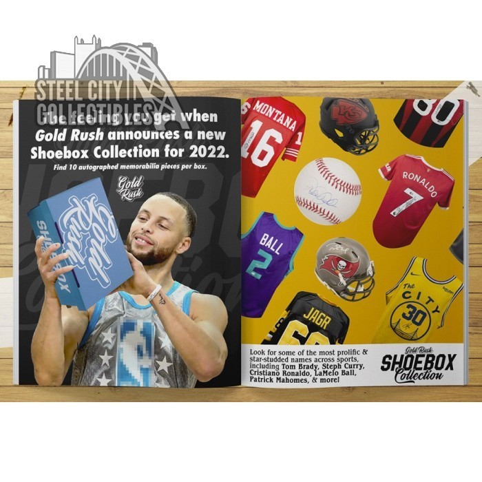 2022 Gold Rush Shoebox Collection Multi-Sport Edition Box Random 2-Hit ...