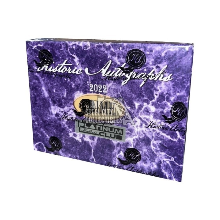 2022 Historic Autographs PRIME Platinum Club Edition Hobby Box Random ...