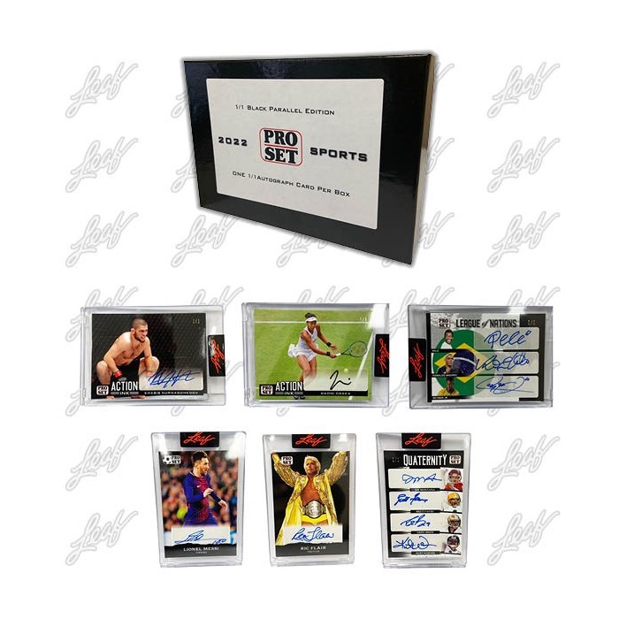 2022 Pro Set Sports Black Parallel Autograph Box | Steel City Collectibles