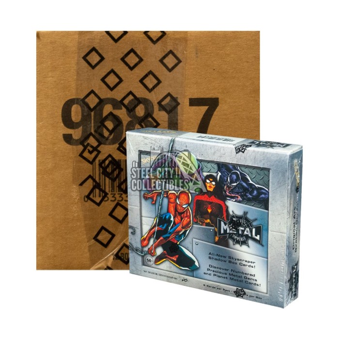 2021 Upper Deck Marvel Metal Universe Spider-Man Hobby 12-Box Case ...