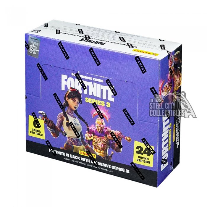 2021 Panini Fortnite Series 3 Trading Cards Box | Steel City Collectibles