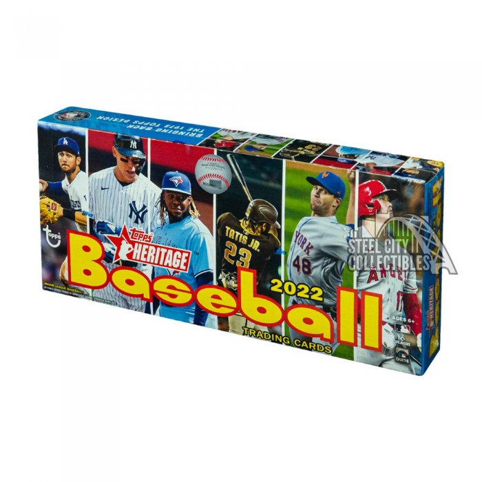 2022 Topps Heritage Baseball Hobby Box | Steel City Collectibles
