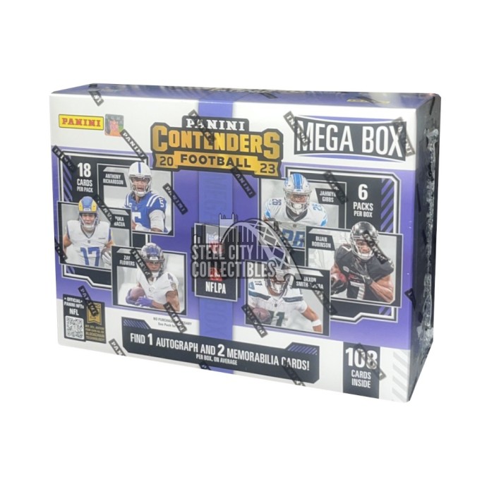 2023 Panini Contenders Football Hobby Mega Box | Steel City Collectibles