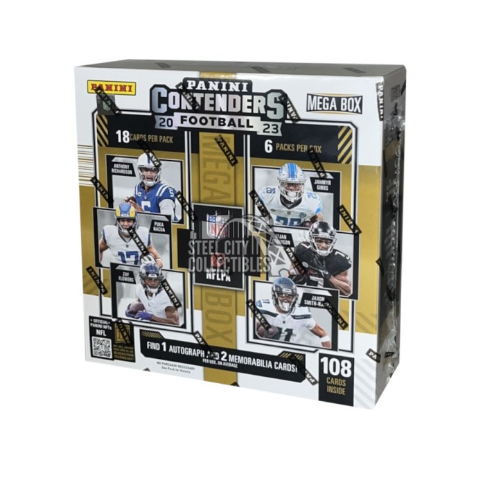 2023 Panini Contenders Football Mega Box (Teal Parallels) | Steel City ...