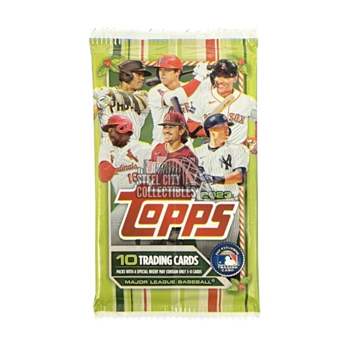 2023 Topps Holiday Baseball Mega Box Pack | Steel City Collectibles