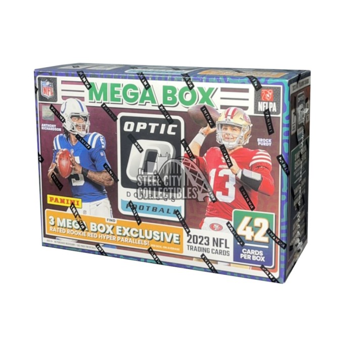 2023 Panini Donruss Optic Football Hobby Mega Box (Red Hyper Parallels ...