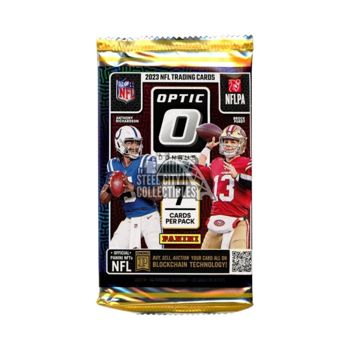 2023 Panini Donruss Optic Football Hobby Mega Pack (Red Hyper Parallels ...