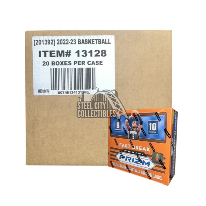 2022-23 Panini Prizm Basketball Fast Break Edition 20-Box Case | Steel ...