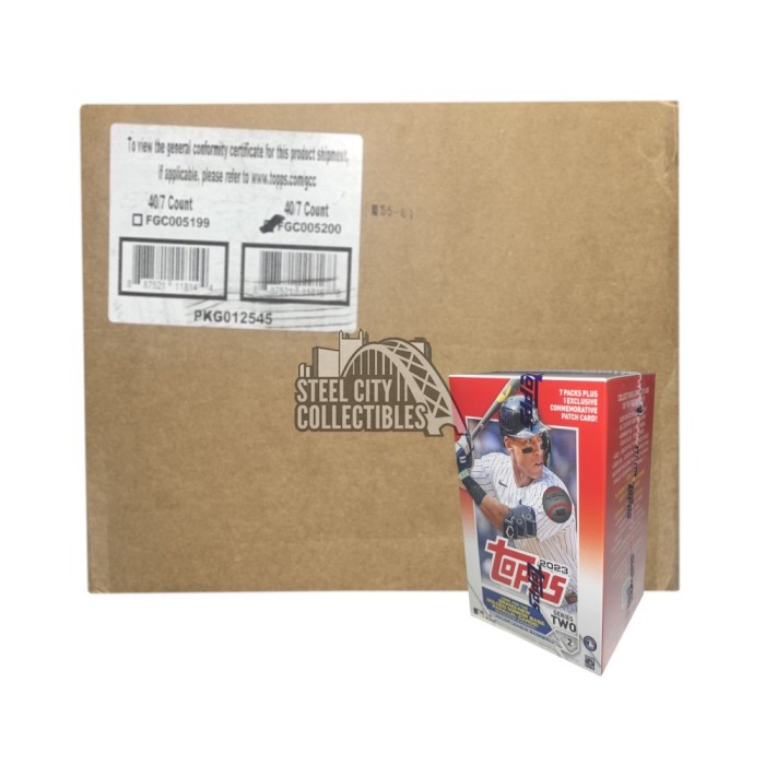 2023 Topps Series 2 Baseball 7-Pack Blaster 40-Box Case | Steel City Collectibles