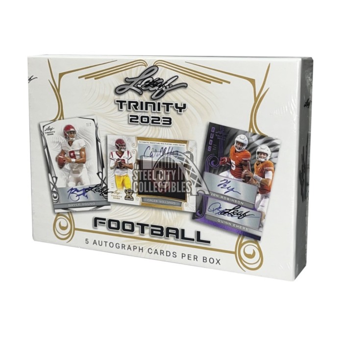 2023 Leaf Trinity Football Hobby Box | Steel City Collectibles