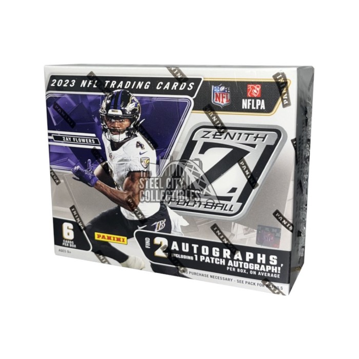 2023 Panini Zenith Football Hobby Box | Steel City Collectibles