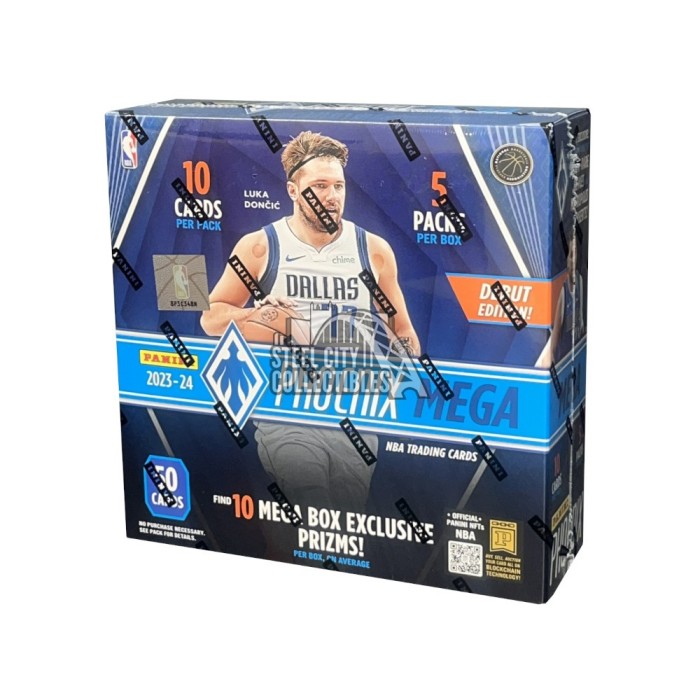 2023-24 Panini Phoenix Basketball Mega Box (50 Cards) | Steel City ...