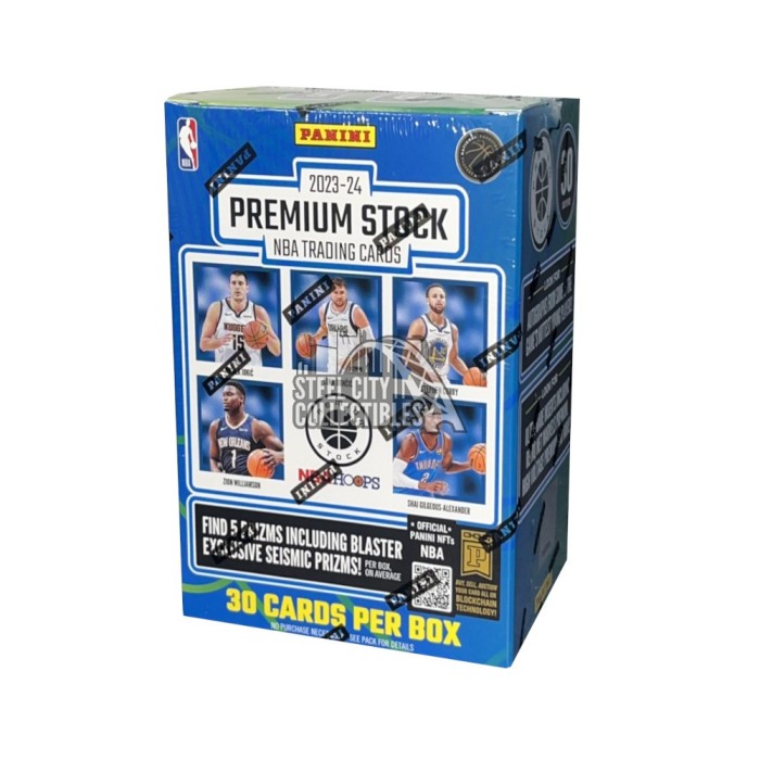 2023-24 Panini Premium Stock Basketball 6-Pack Blaster Box | Steel City ...