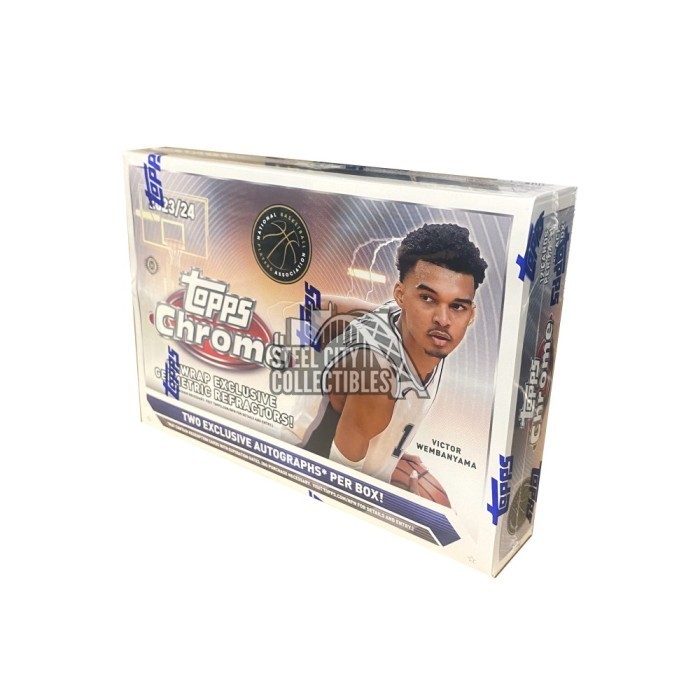 2023-24 Topps Chrome Basketball Breaker's Delight Box Random 2-Card ...