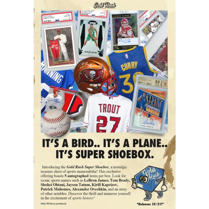 2023 Gold Rush Super Shoebox Collection Multi-Sport Edition Box | Steel ...