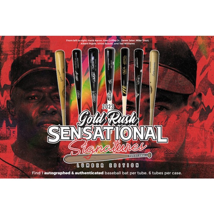2023 Gold Rush Sensational Signatures Lumber Edition Tube | Steel City ...