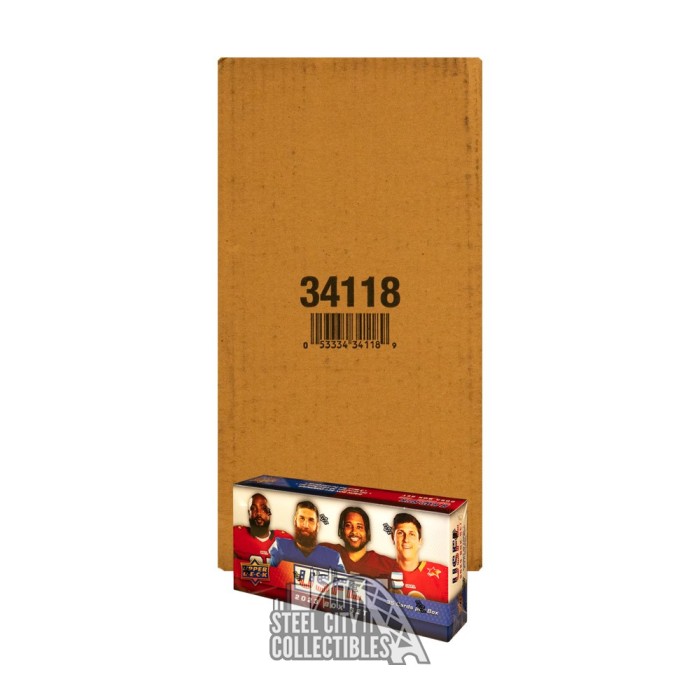 2023 Upper Deck USFL Football 20-Box Set Case | Steel City Collectibles