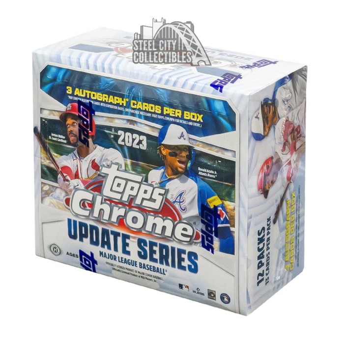 2023 Topps Chrome Update Series Baseball Jumbo Hobby Box | Steel City Collectibles
